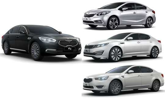 기아차들의 트림소리? K9 단순, K3·K5·K7 확대