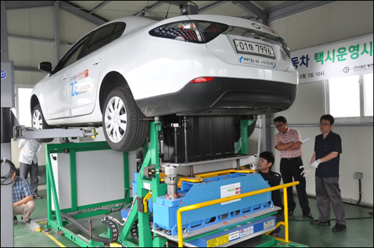 SM3 Z.E. 국내 최초 제주도 전기택시 시범운행