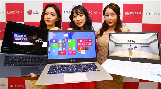 LG전자, 최경량 980g 노트북 ‘그램14’ 출시