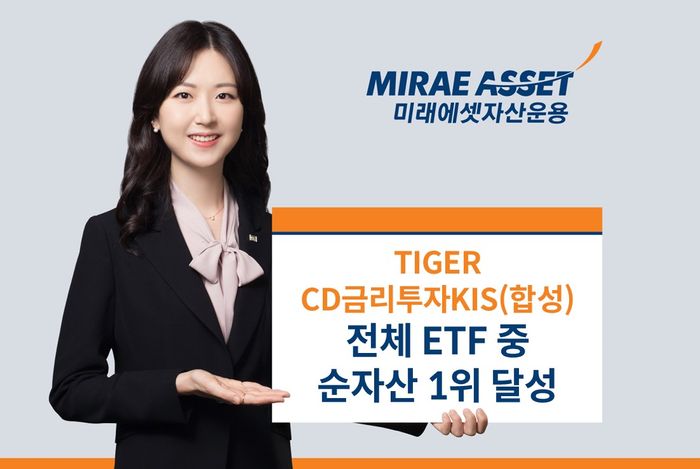 미래에셋 ‘TIGER CD금리투자KIS(합성)’ 전체 ETF 중 순자산 1위