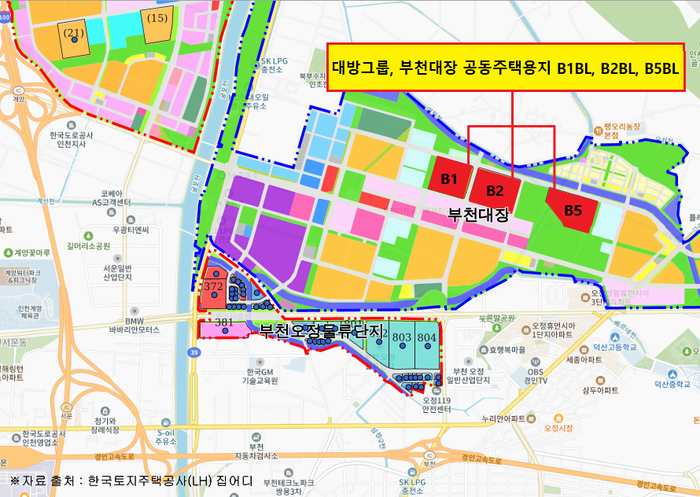 대방건설, 부천 대장지구 총 8400억원대 규모 부지 낙찰